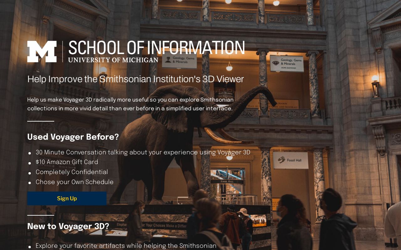Smithsonian Voyager 3D Research